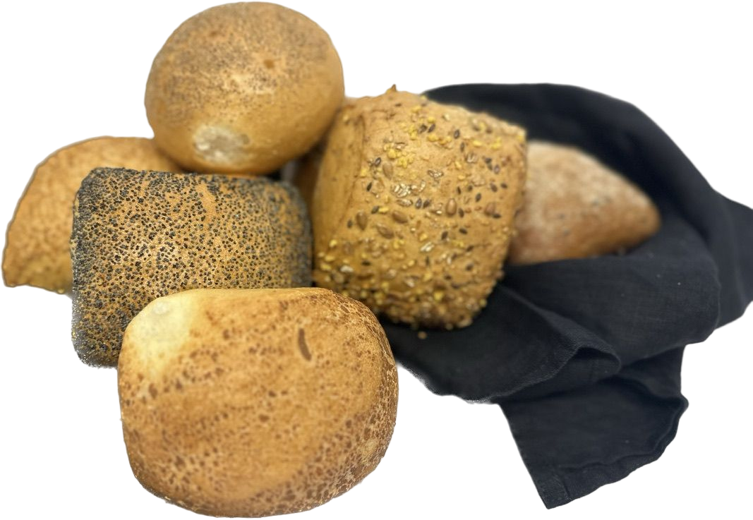 Blandede rundstykker | mesterbageren.dk